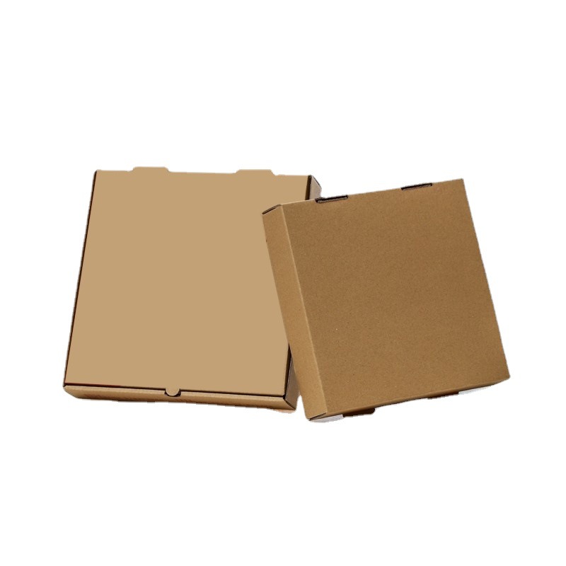 Cheapest Brown Pizza box with 4 colors logo
