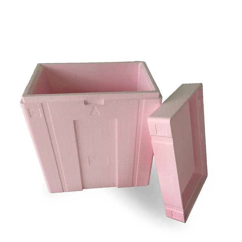 Anti Static pink color EPP packaging foam for LCD panel packing container