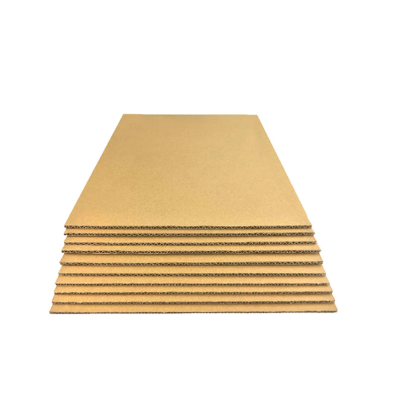 FSC E flute 2mm cardboard paper sheets for pizza box producer