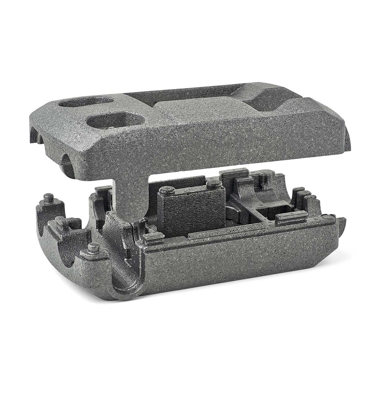 EPP foam cushion material molding insulation foam part with inserts