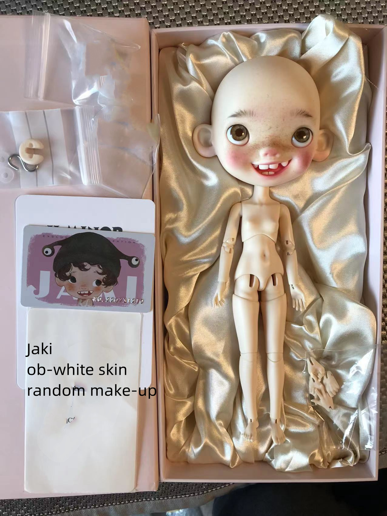 stock jaki pipi buding niuniu hminor doll bjd