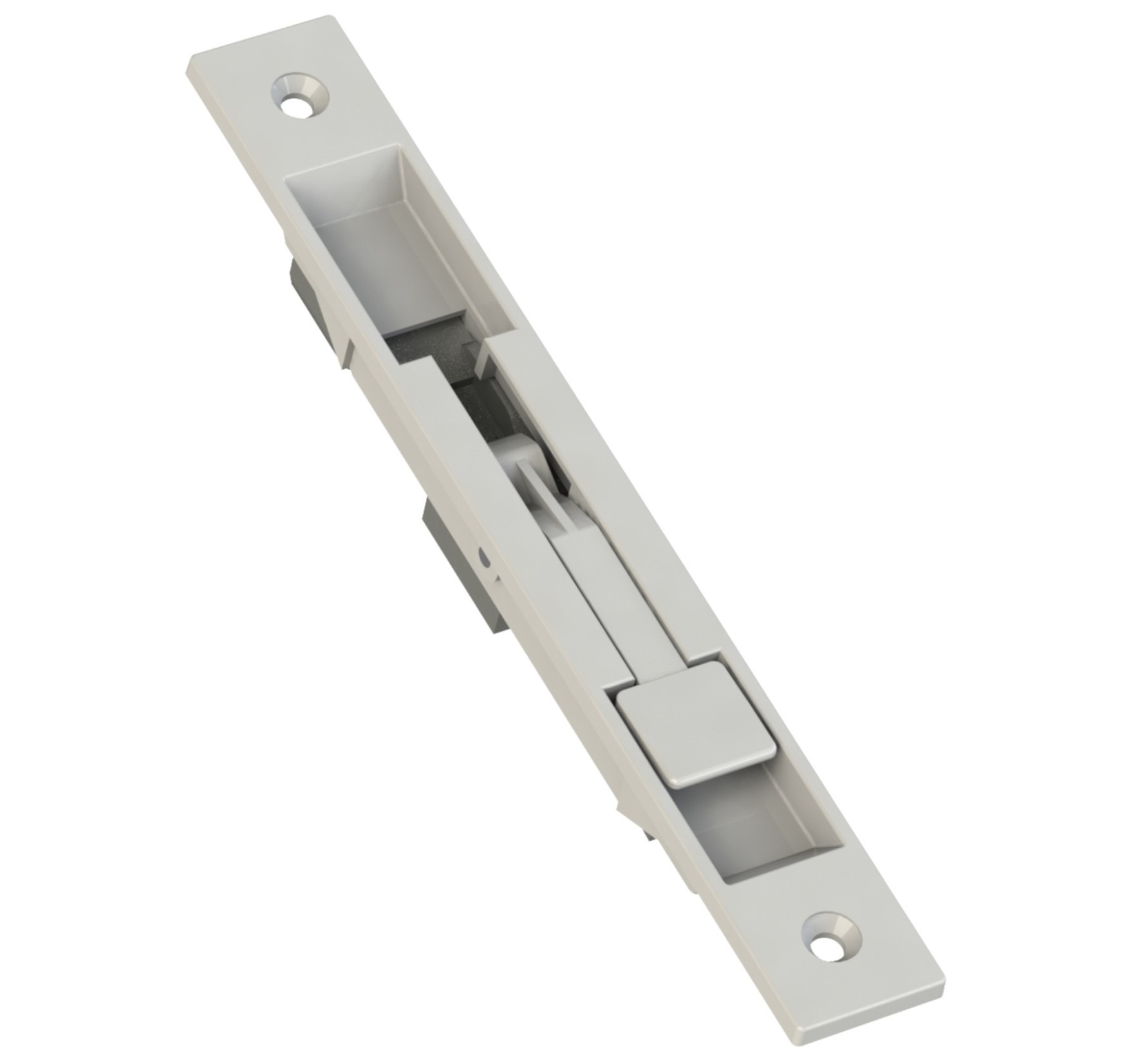 148mm door accessories aluminum flush bolt with rod