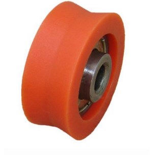 U groove nylon window roller with aluminum accessories