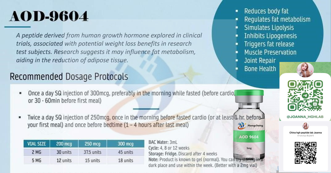AOD 9604 PEPTIDE THERAPY FOR WEIGHT LOSS