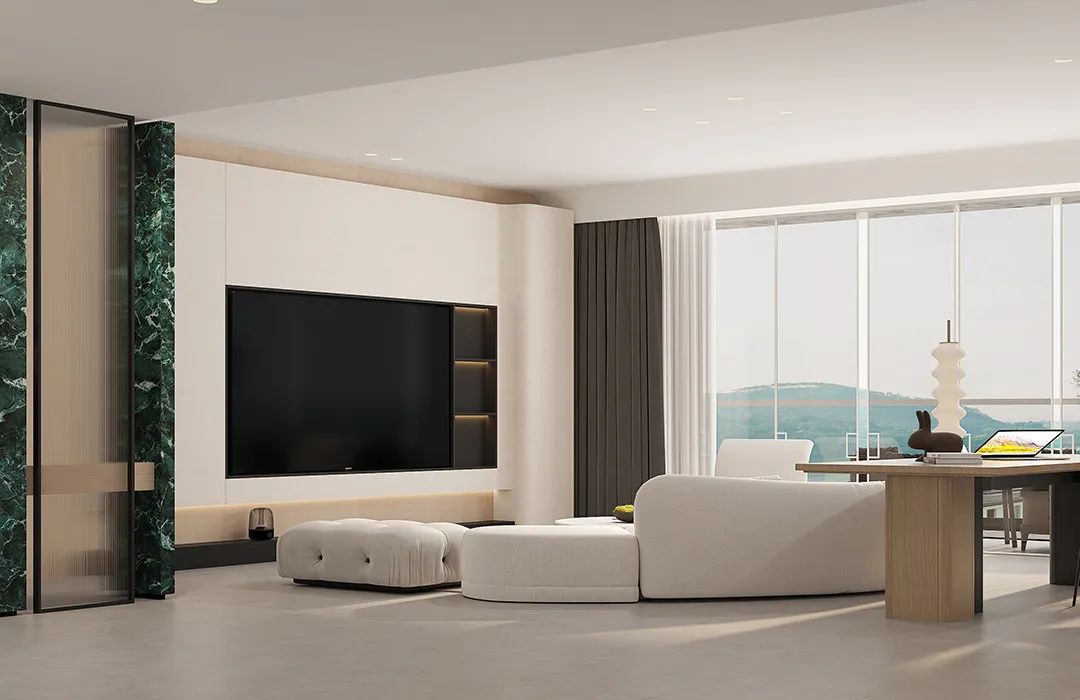 DITUO-Sintered stone Cream style design case, warm home