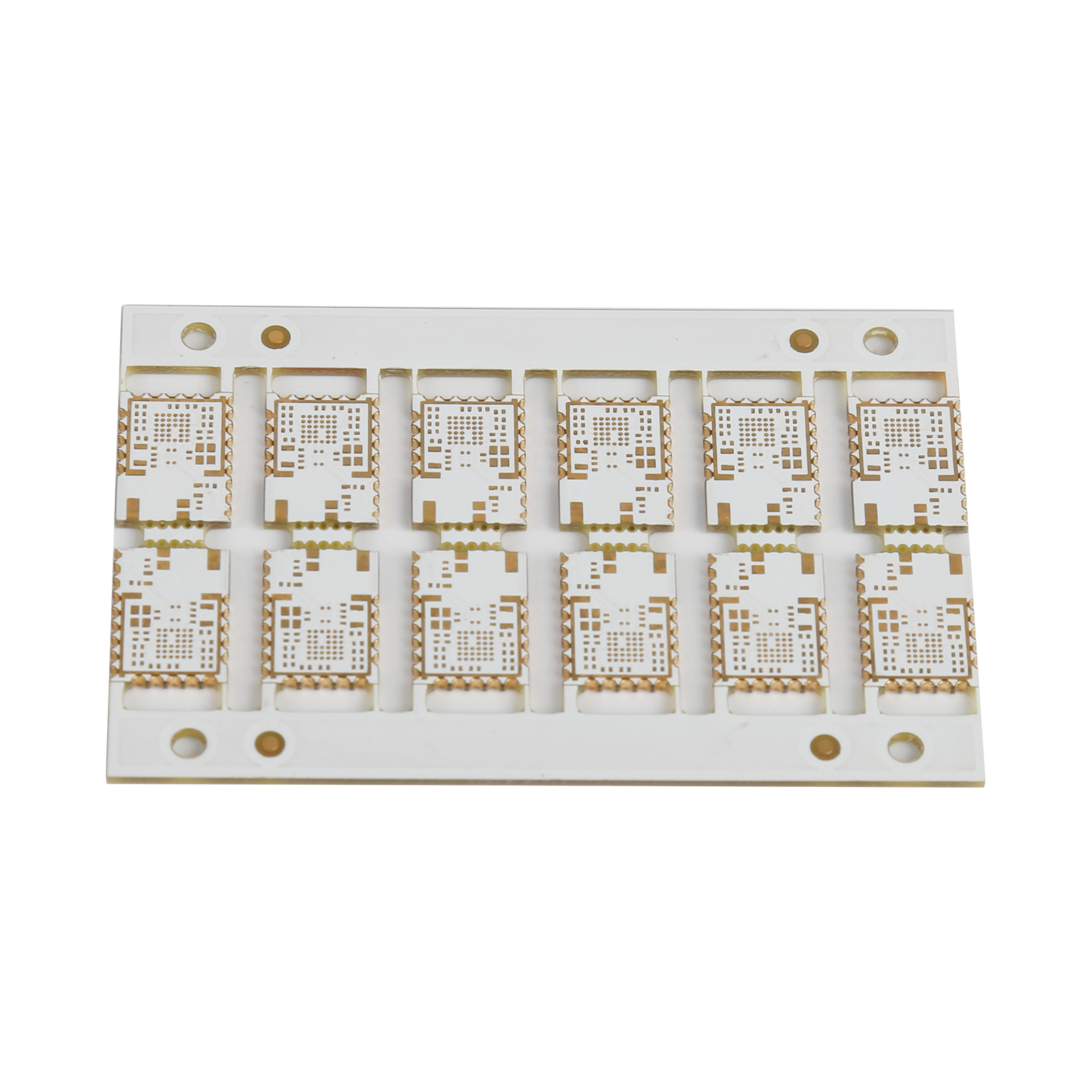 4layer HDI Castellated edge plated pcb,Rigid Circuit Boards,Gold-plated ...