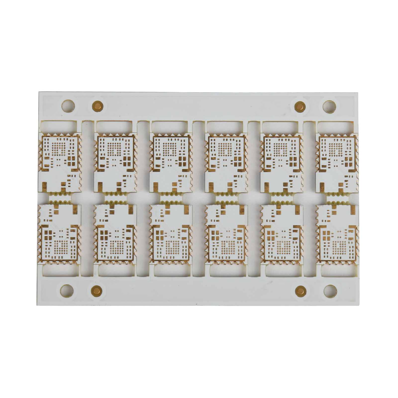 4layer HDI Castellated edge plated pcb,Rigid Circuit Boards,Gold-plated ...