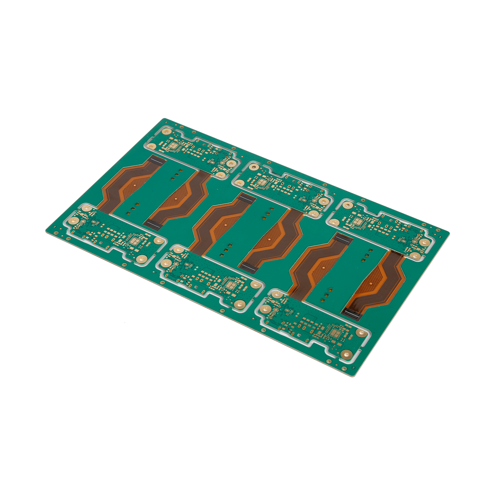 Rigid-flex PCB AU soft and hard combination circuit board ENIG OEM ODM ...