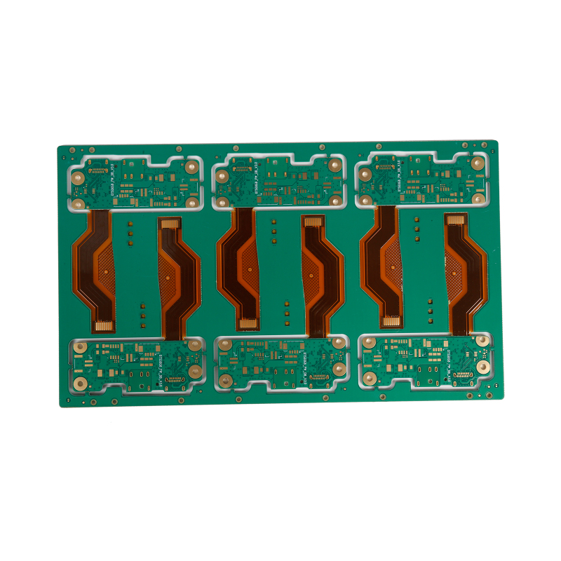 Rigid-flex PCB AU soft and hard combination circuit board ENIG OEM ODM ...