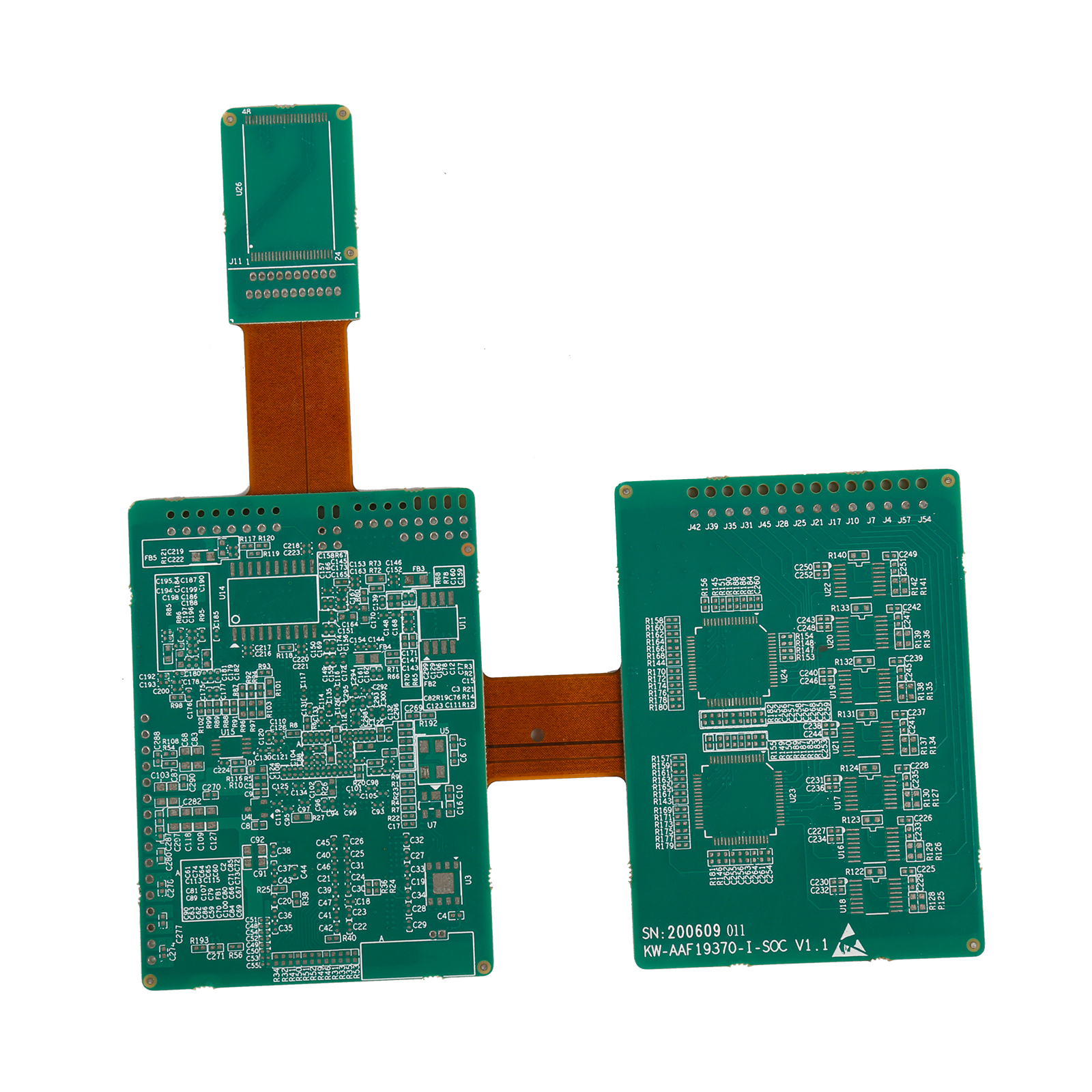 Rigid flex pcb Rigid flexible combination board 1oz multilayer-stackup ...