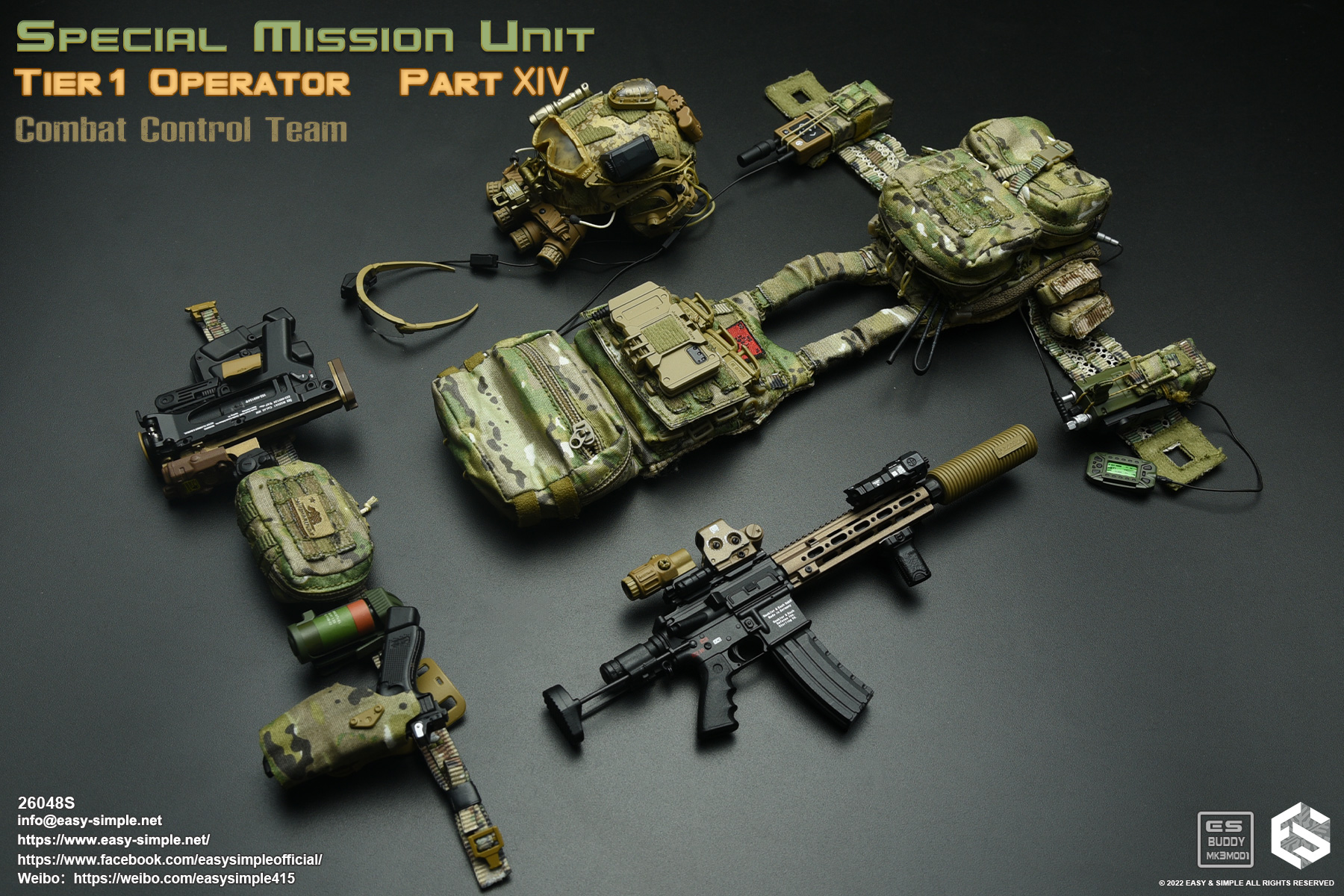 Easy&Simple 26048S SMU Tier1 Operator Part XIV Combat Control Team Easy&Simple 26048S SMU Tier1 ...