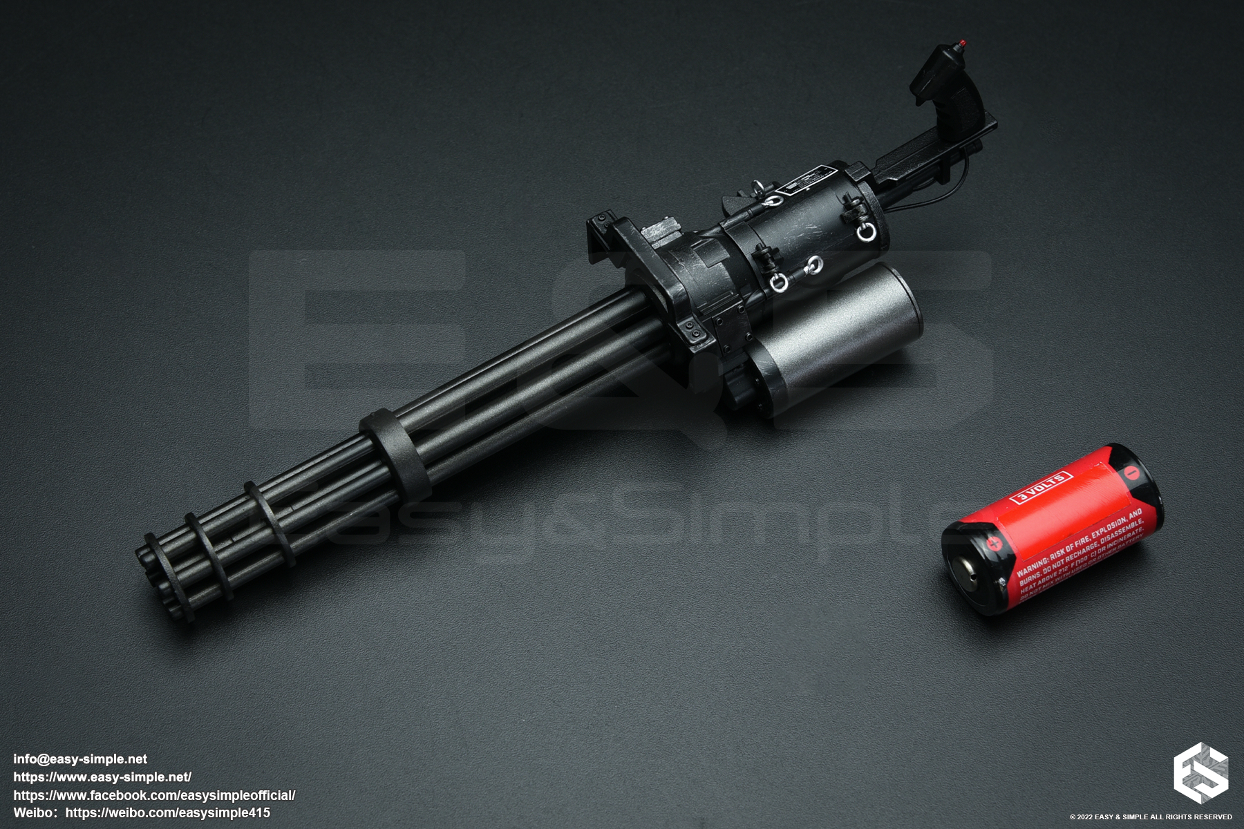 M134 Minigun Gatling Machine Gun(black)