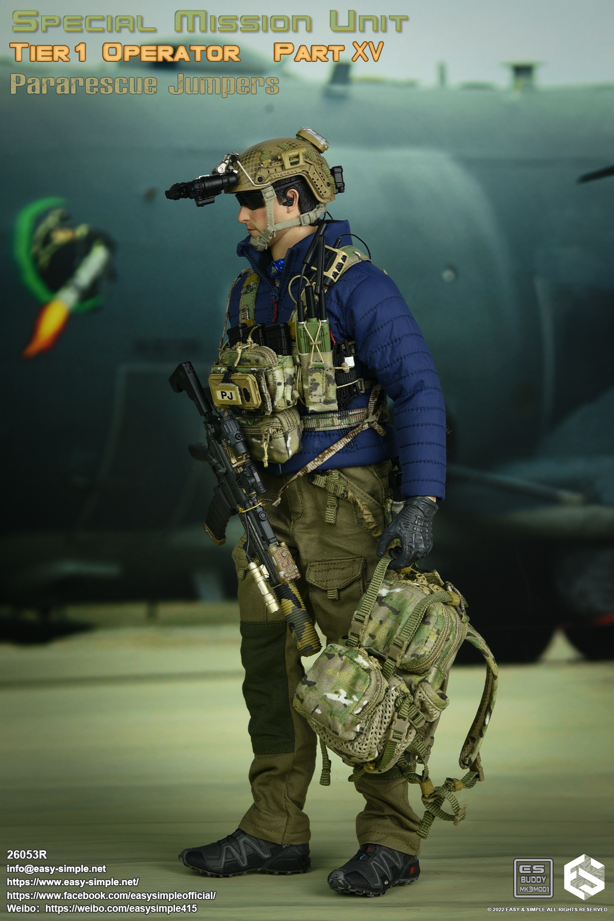 Easy&Simple 26053R SMU Tier1 Operator Part XV Pararescue Jumpers