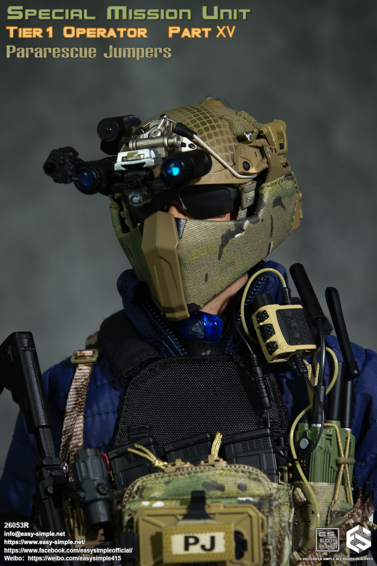 Easy&Simple 26053R SMU Tier1 Operator Part XV Pararescue Jumpers