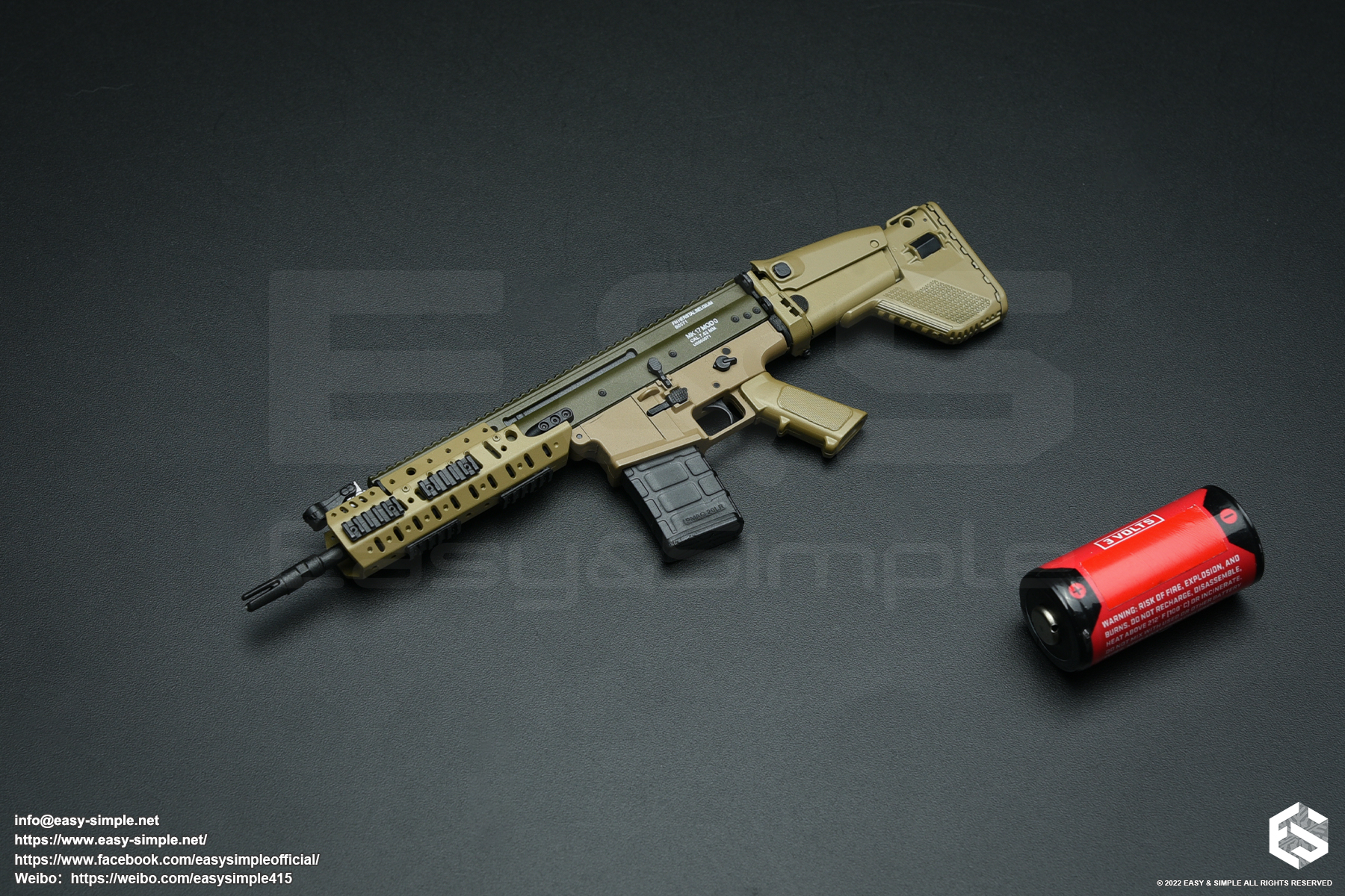 SCAR MK17 Vltor Custom Assault Rifle(tan)