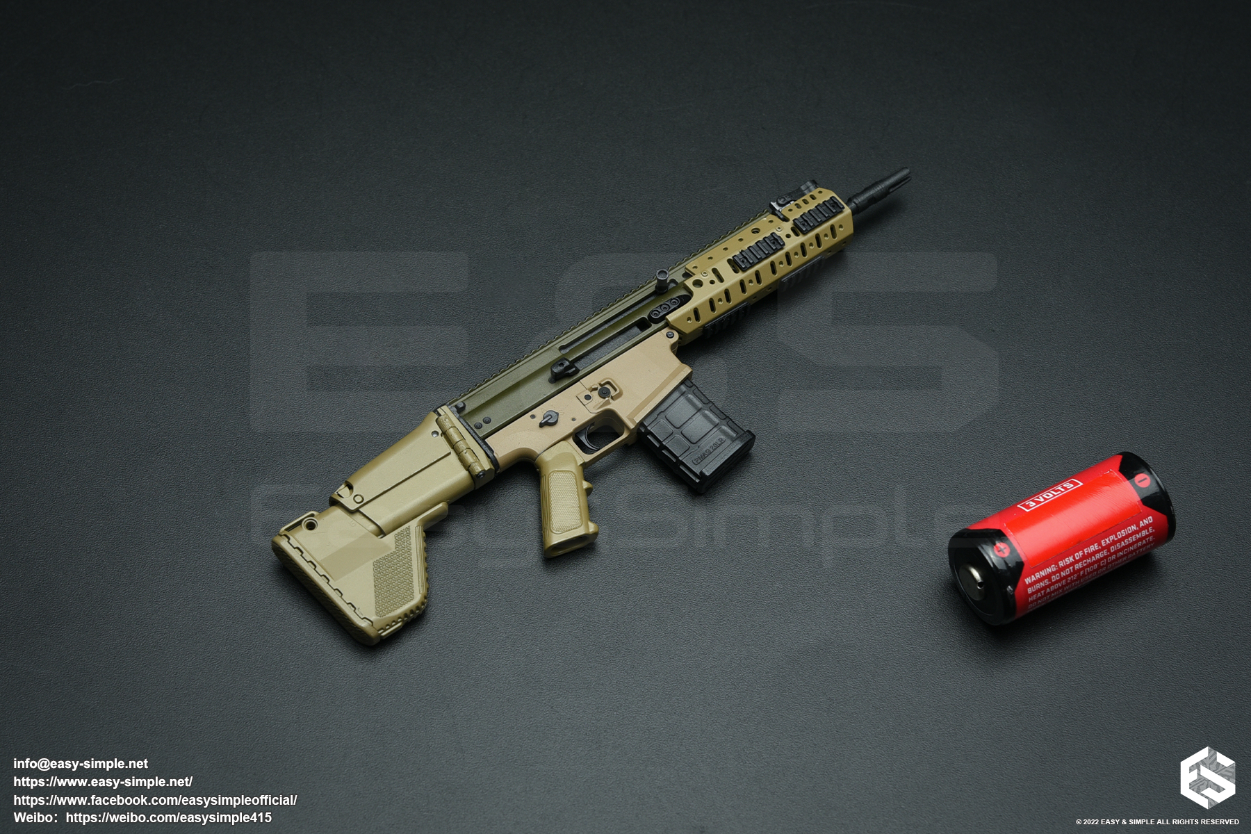 SCAR MK17 Vltor Custom Assault Rifle(tan)