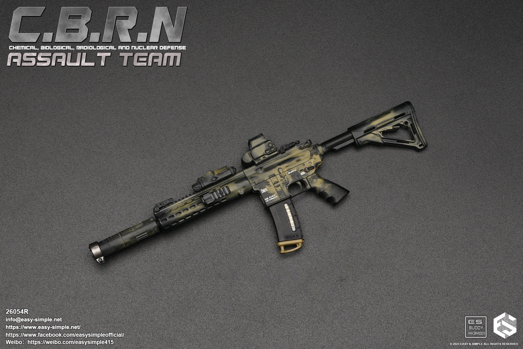 Easy Simple – Custom Action Figures CBRN Team Red