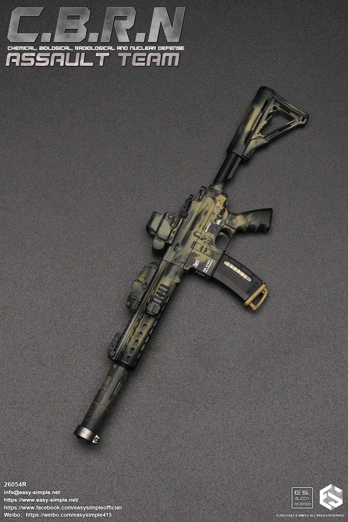 Easy Simple – Custom Action Figures CBRN Team Red