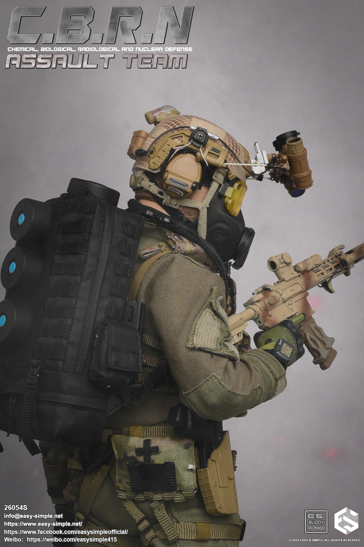 Easy Simple – Custom Action Figures CBRN Assault Team