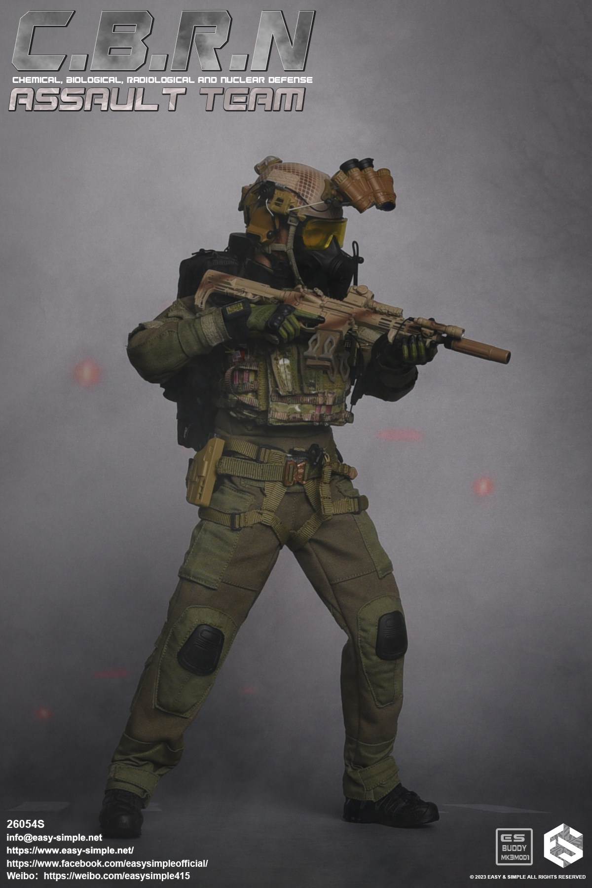 Easy Simple – Custom Action Figures CBRN Assault Team