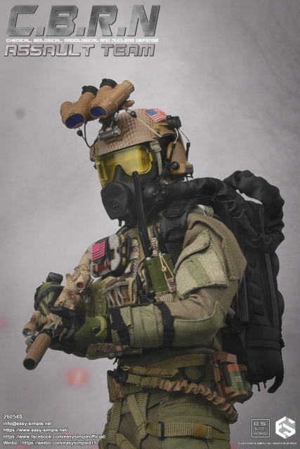 Easy Simple – Custom Action Figures CBRN Assault Team