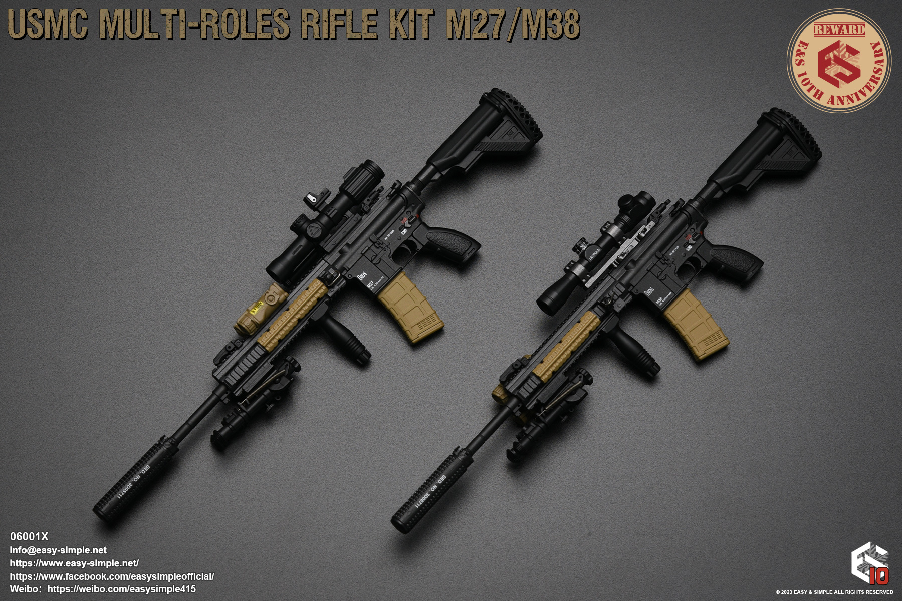 Easy&Simple 06001X USMC MULTI-ROLES RIFLE KIT M27/M38