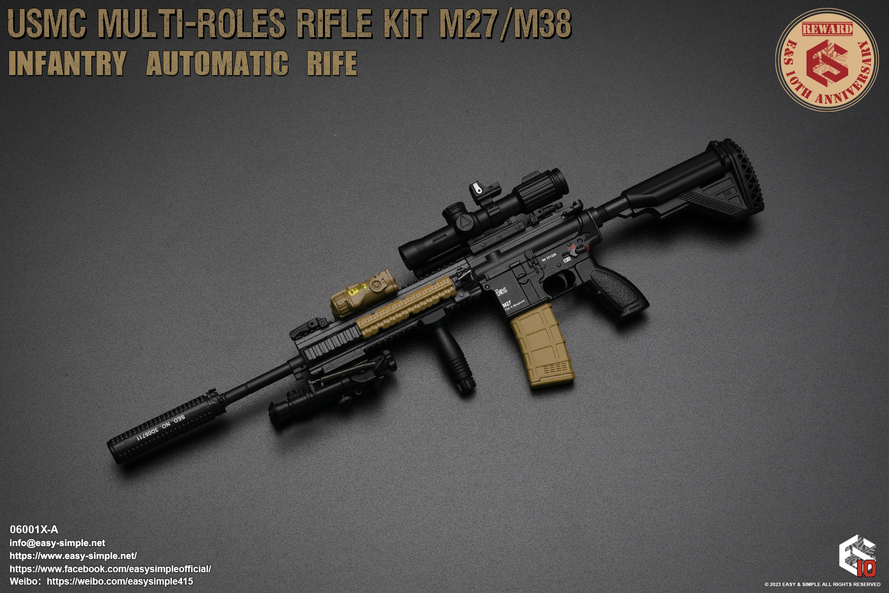 Easy&Simple 06001X USMC MULTI-ROLES RIFLE KIT M27/M38