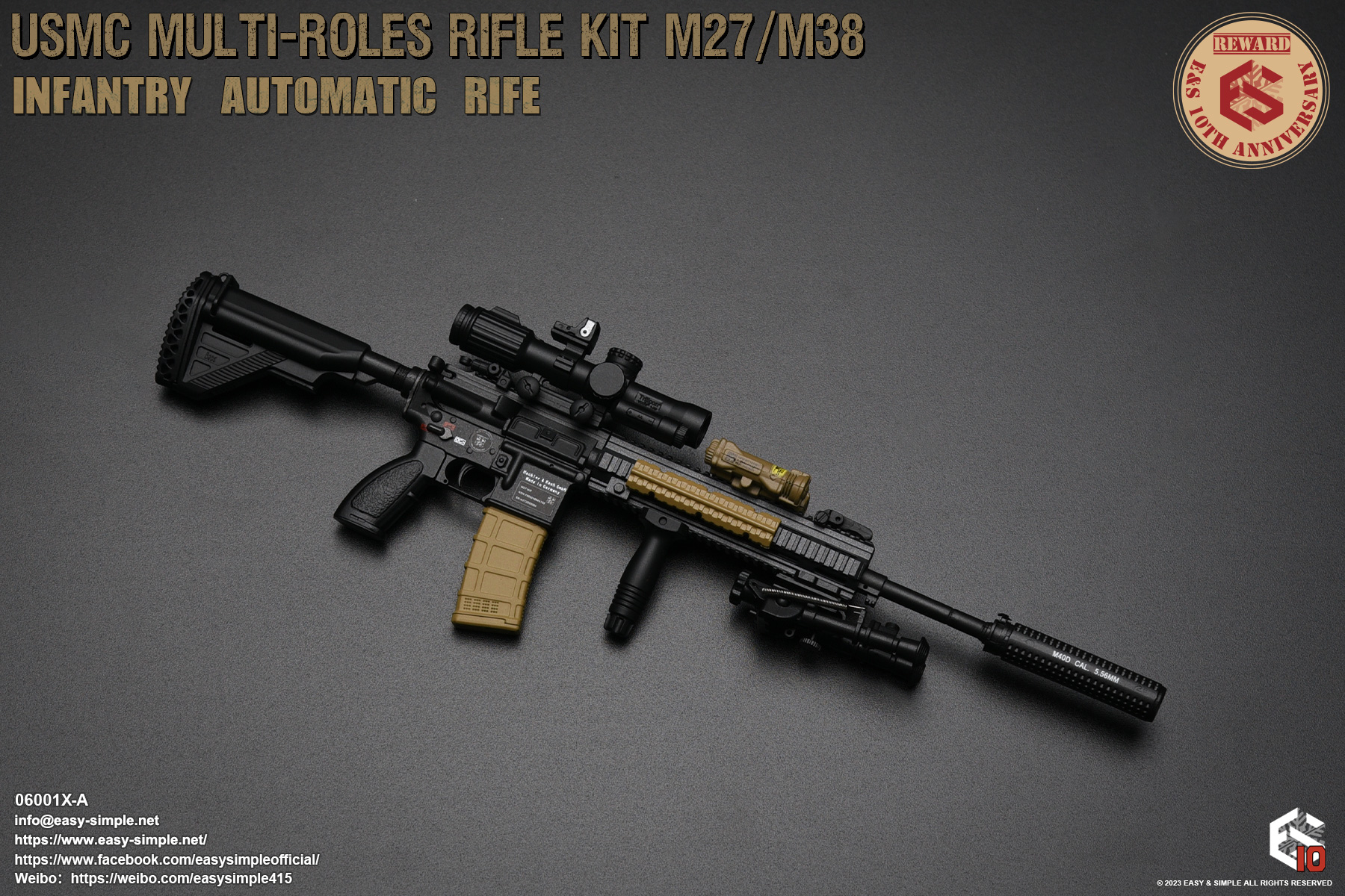 Easy&Simple 06001X USMC MULTI-ROLES RIFLE KIT M27/M38