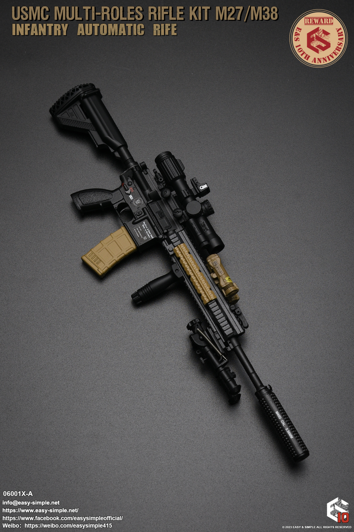 Easy&Simple 06001X USMC MULTI-ROLES RIFLE KIT M27/M38