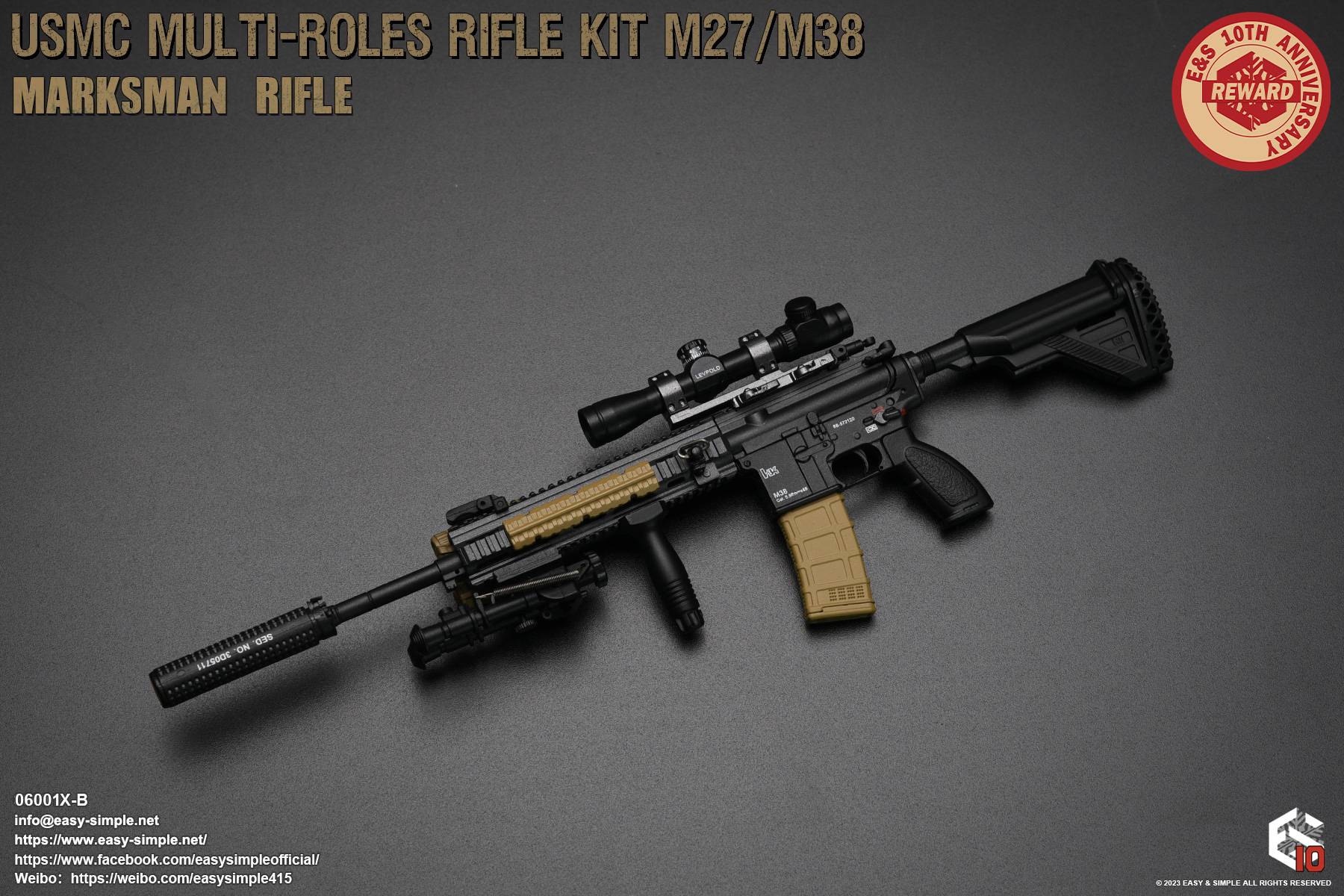 Easy&Simple 06001X USMC MULTI-ROLES RIFLE KIT M27/M38