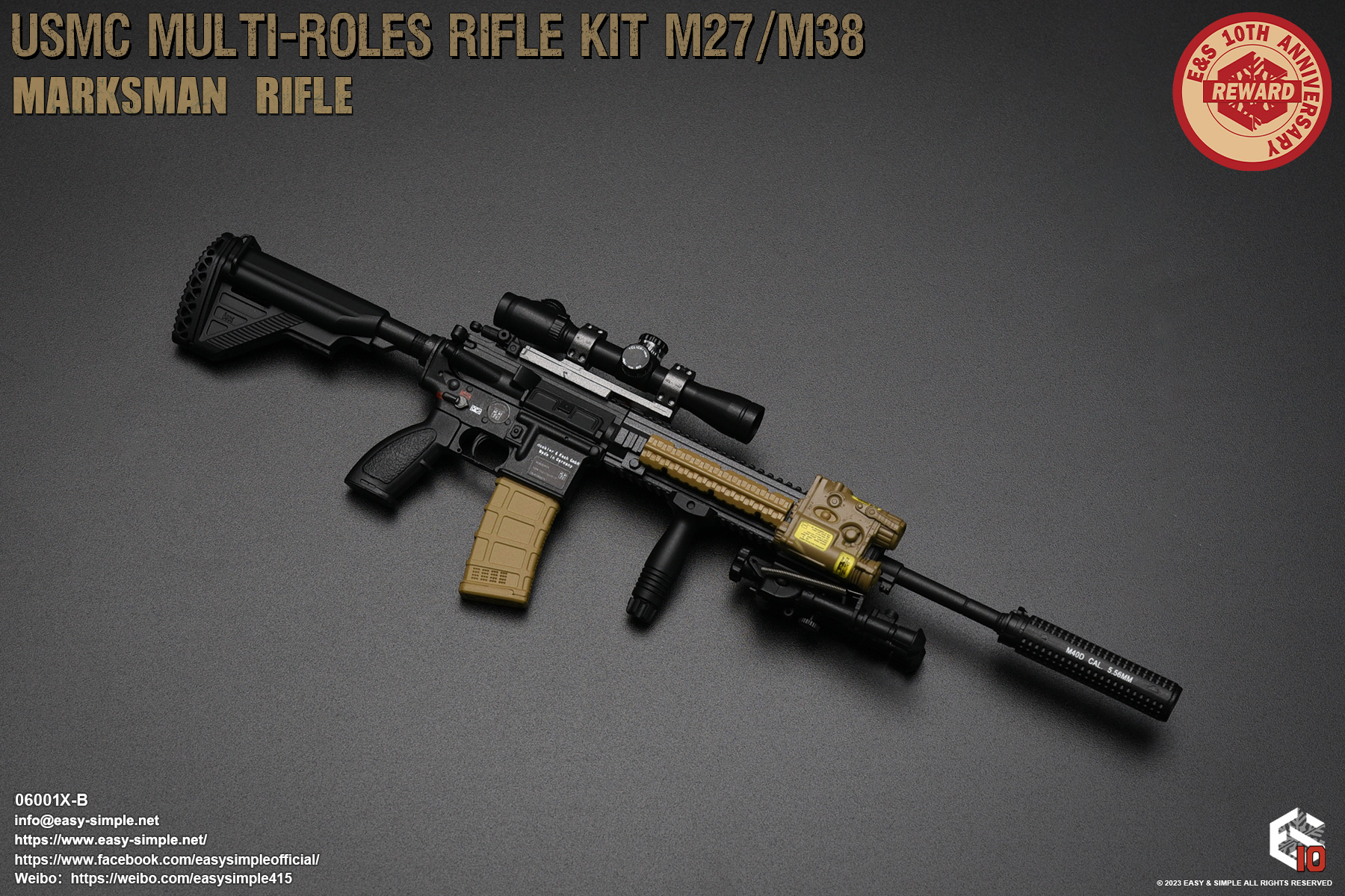 Easy&Simple 06001X USMC MULTI-ROLES RIFLE KIT M27/M38
