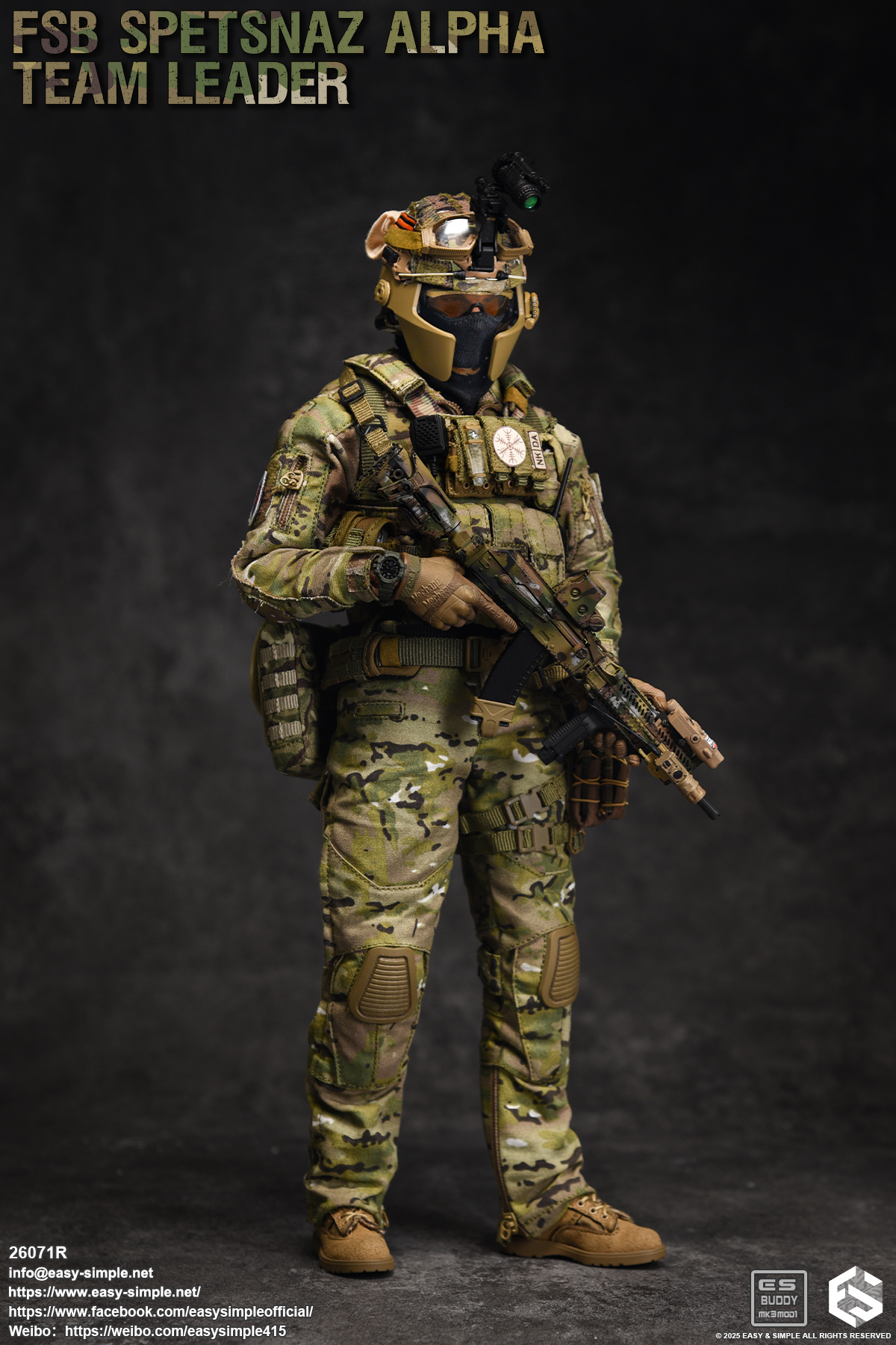 Easy&Simple 26071R FSB Alpha Team Leader - custom action figures - 1/6 ...