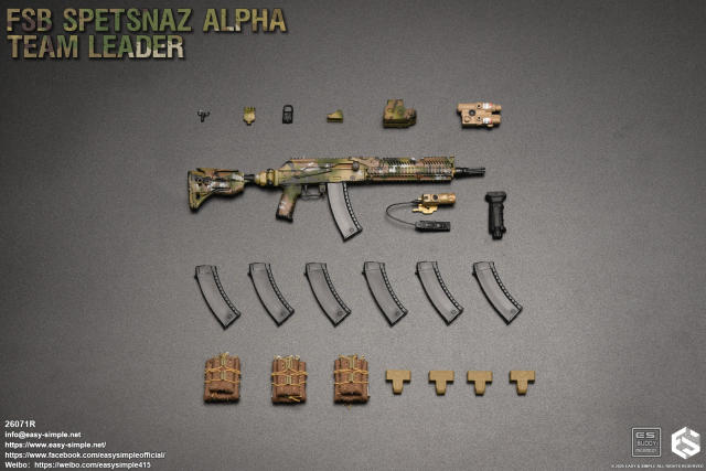 Easy&Simple 26071R FSB Alpha Team Leader - custom action figures - 1/6 ...