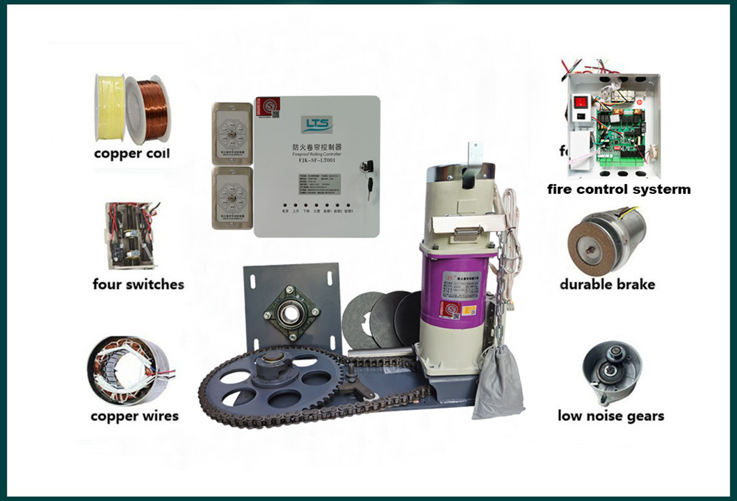 1500kg fire proof roller shutter motor,fire proof roller shutter motor