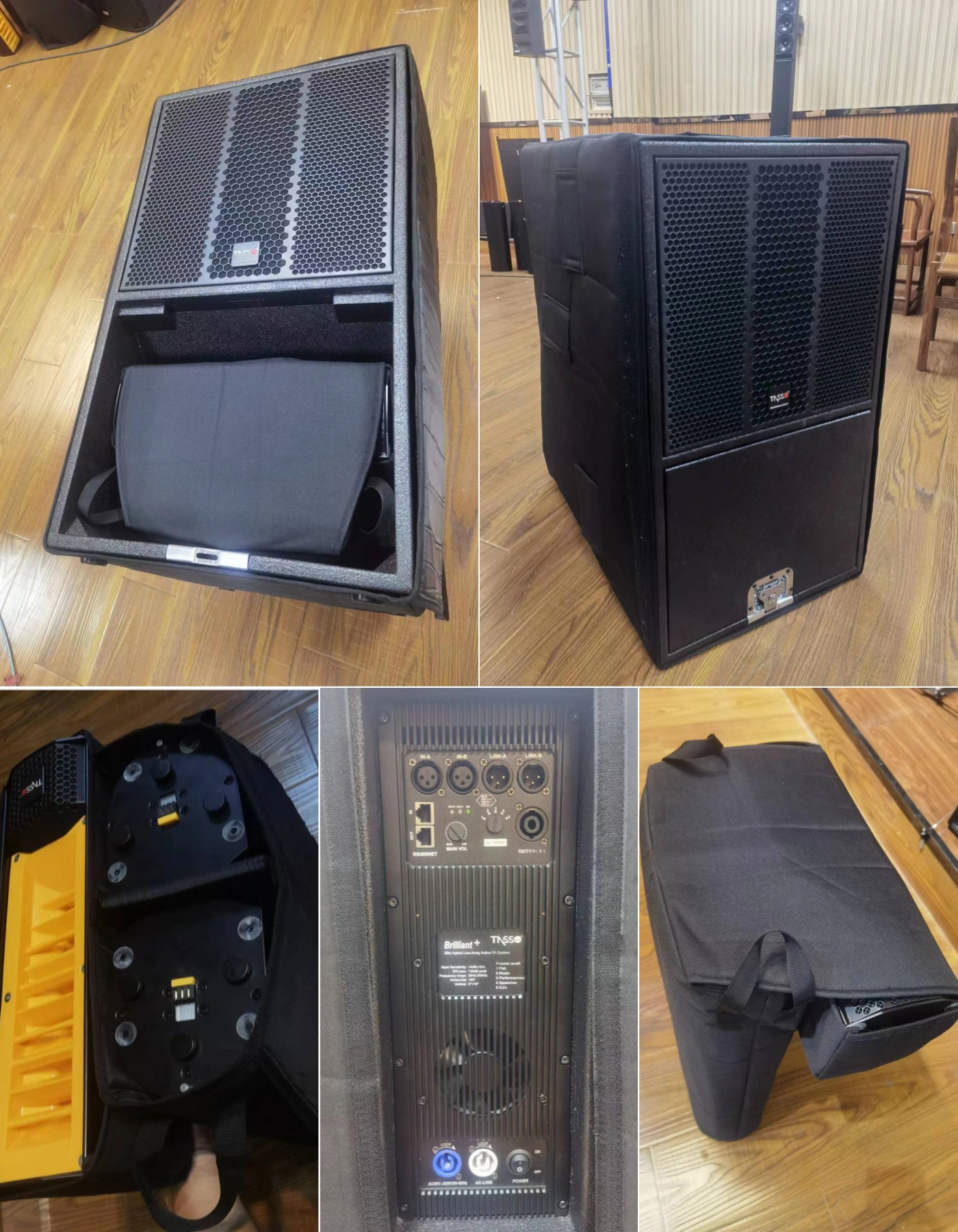 2023 New Product Brilliant+ Slim hybrid Line-Array Active PA System