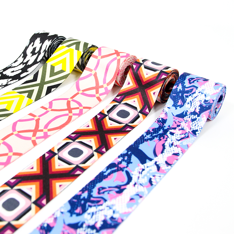 Polyester Sublimation Printed Webbing Sublimation Tape RPET Tape Strap ...