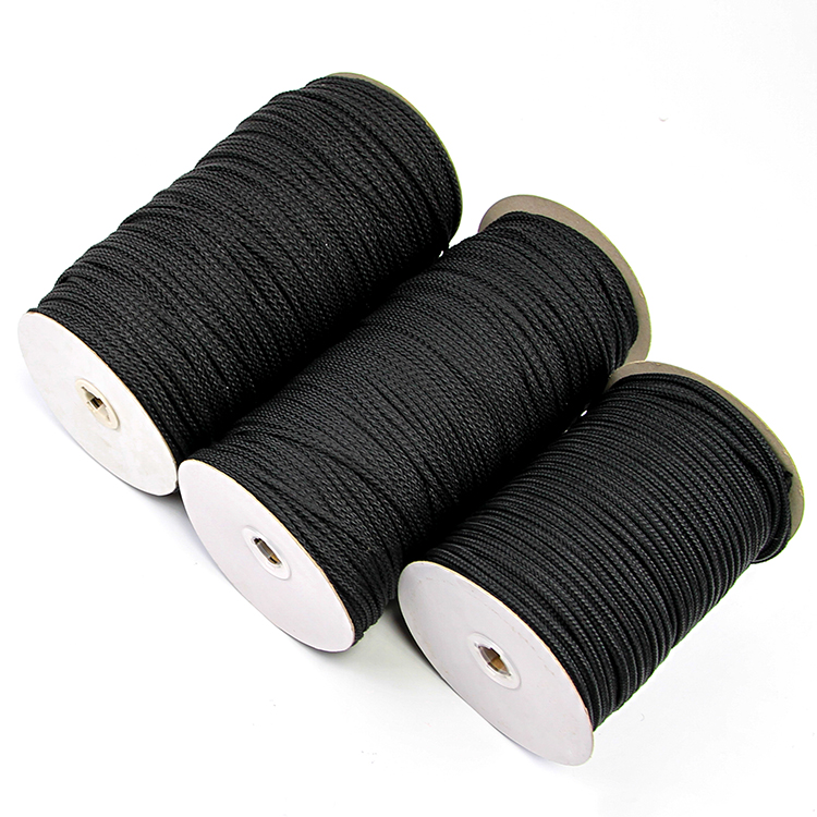 Black Color Polypropylene Multifilament Solid Braided Rope 8mm10mm Hot Sale