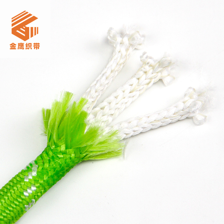 Color jump point strong pull braided rope 3mm-10mm polypropylene core ...