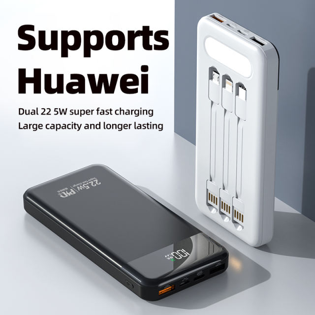 USB C Power Bank Fast Charging PD3.0 PowerBank External Battery Pack ...