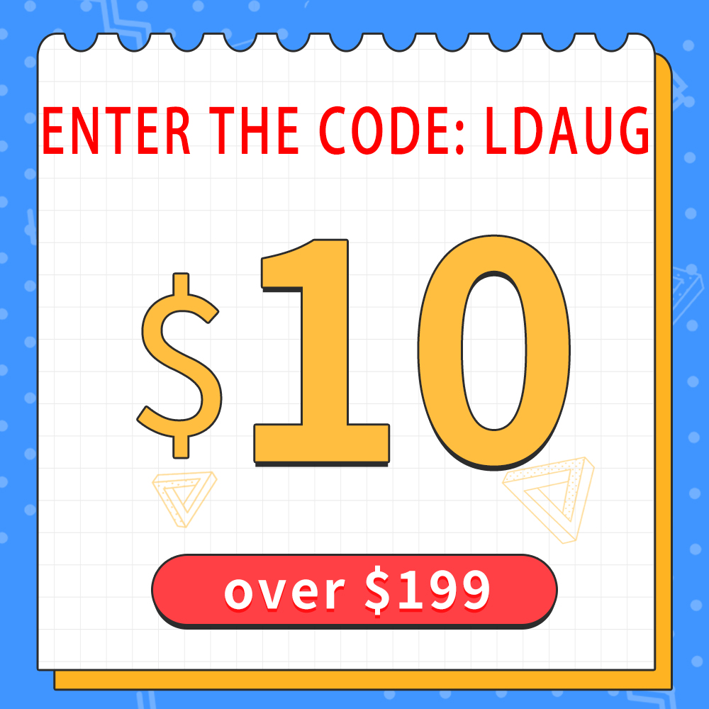 $10 OFF!!! PLEASE ENTER THE CODE: LDAUG