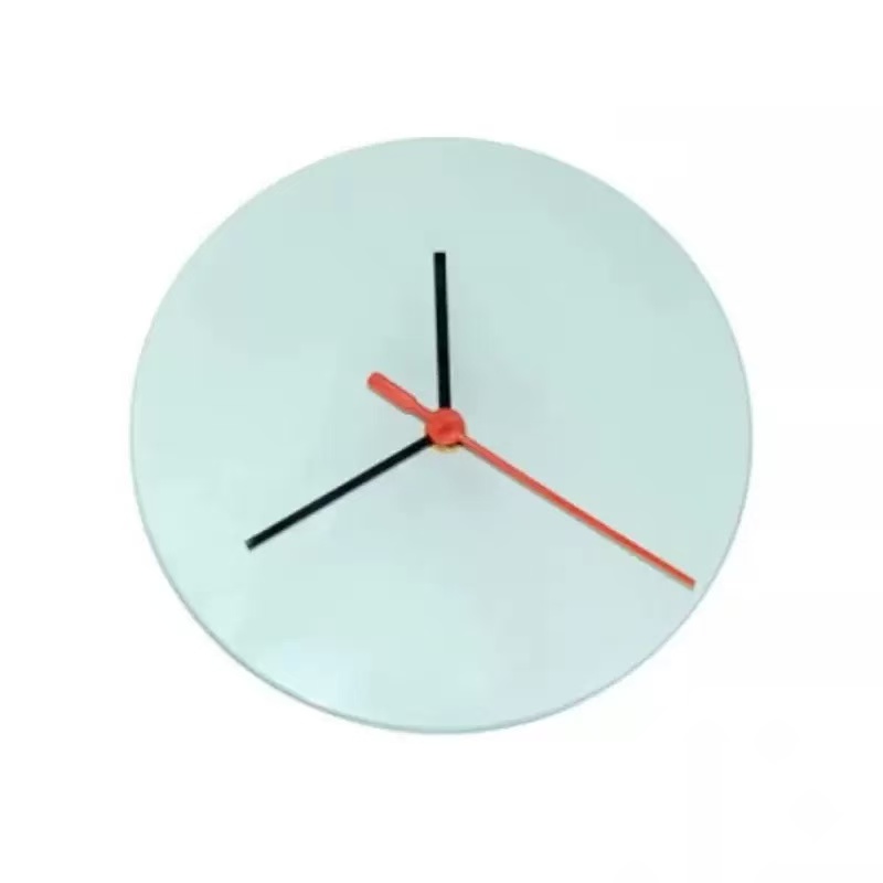 US Warehouse 12pack 20cm Diameter Blank Sublimation Glass Clock