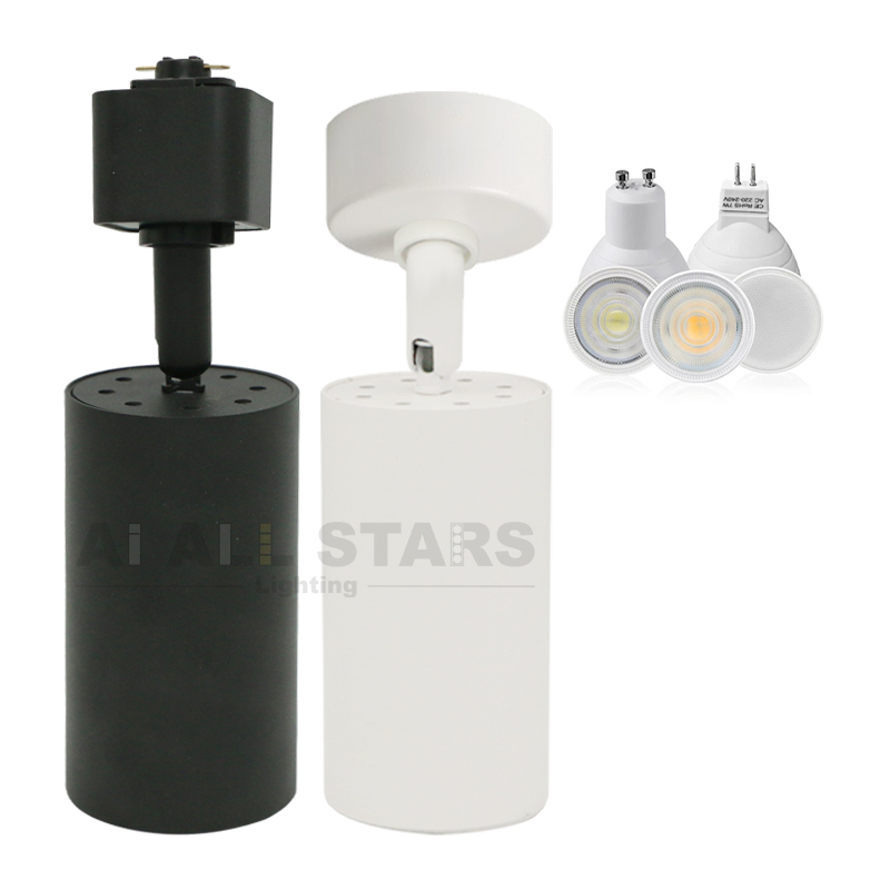 gu10 track light adjustable,LED Track Spot Light Housing
