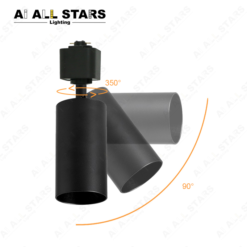 gu10 track light adjustable,LED Track Spot Light Housing