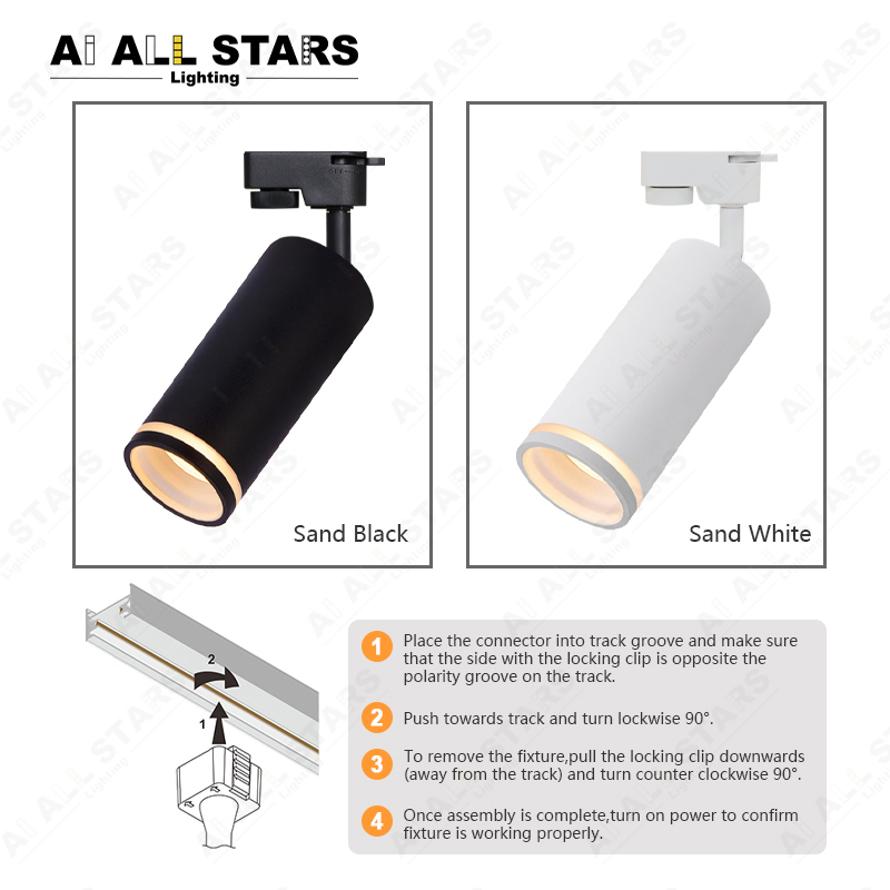 GU10 Track Light Fixture,LED Track Spot Light Housing