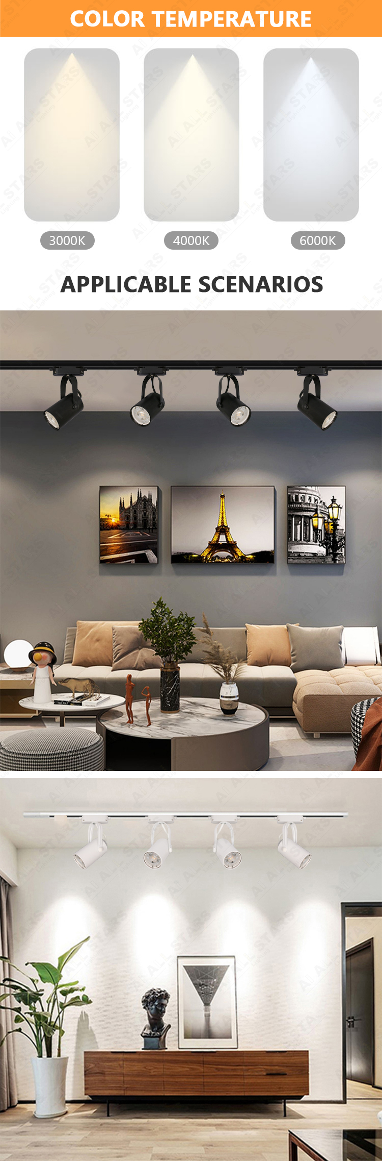 LED Spot Light Fixture Housing,LED Track Spot Light Housing