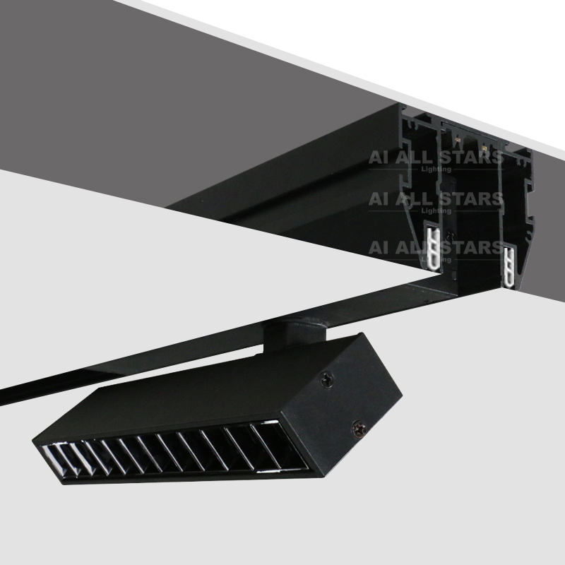 DC220V Ceiling Led Magnetic Track Light Aluminum Profile Magnetic Track ...