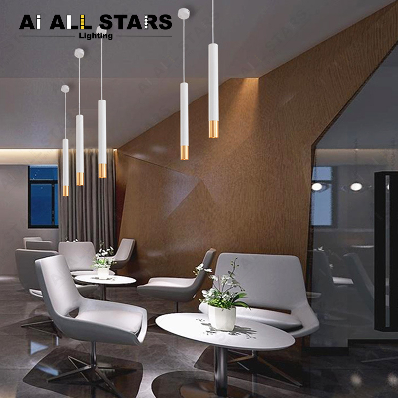 Modern New Led Tube Ceiling Pendant Lighting Fixture Lampara Dining ...