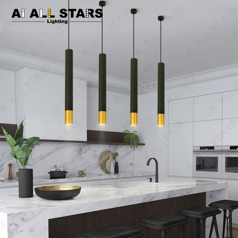 Modern New Led Tube Ceiling Pendant Lighting Fixture Lampara Dining ...