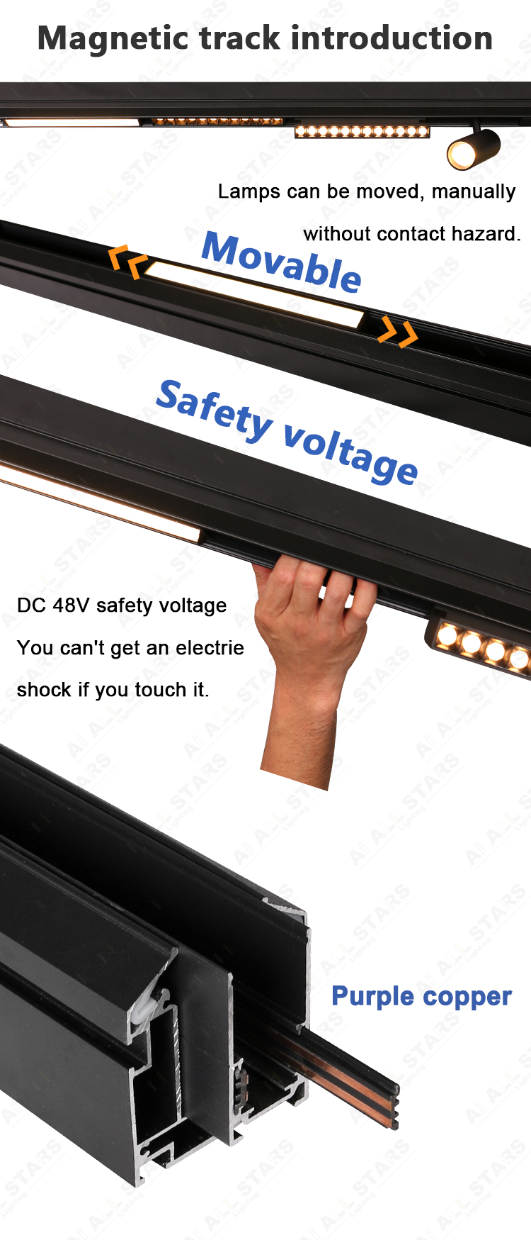 Professional Pvc Ceiling Stretch Ceilings LED Aluminum Profile Magnetic ...
