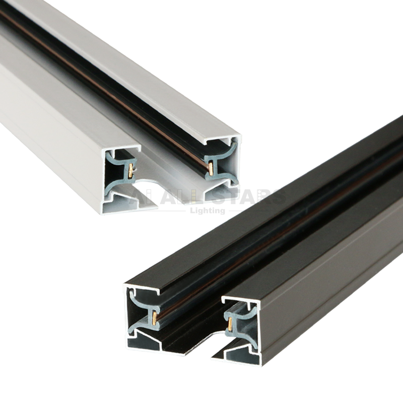 High Quality Modern 1m 1.5m 2m 2 Wires Led Line System Track Light Rail ...